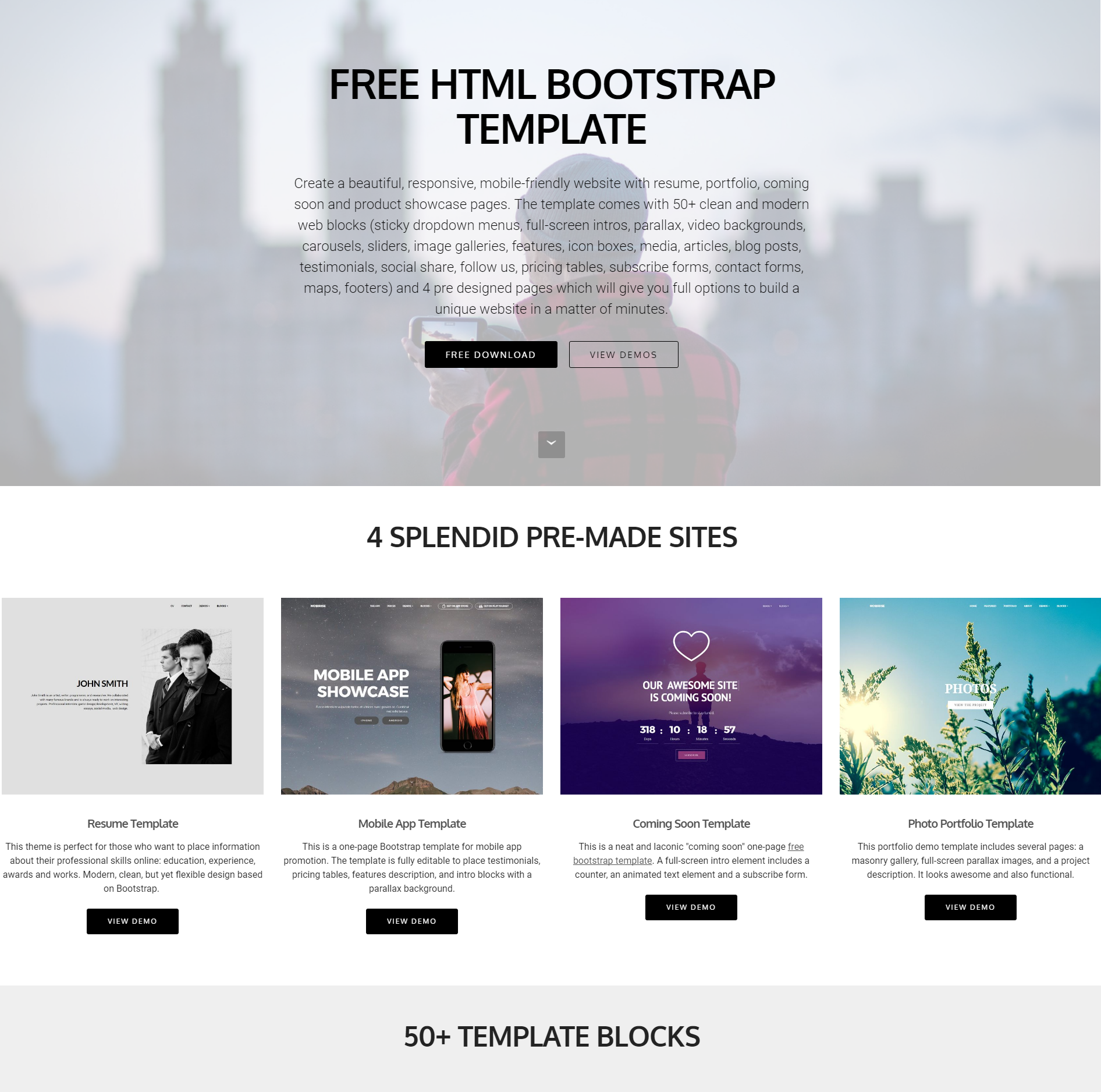 Free Bootstrap Templates With Animation FREE PRINTABLE TEMPLATES
